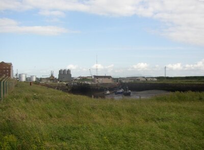 Photo 6x4 Silloth Dock and industrial area Blitterlees Silloth was a ...