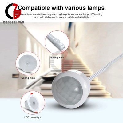 DC4-12V PIR Motion Detection Sensor Light Switch Infrared Human Body ...