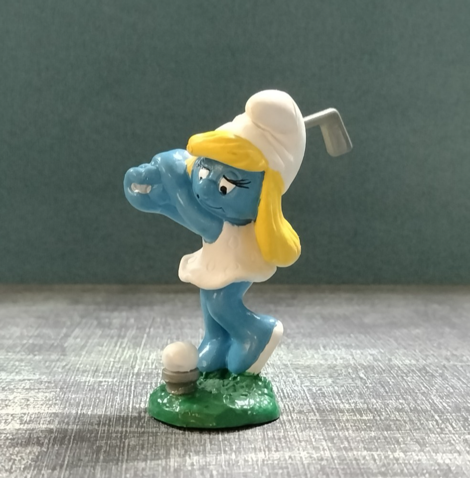 Golf Smurfette 20210 Smurfs Vintage Figure Toys Lot Z 47 | eBay