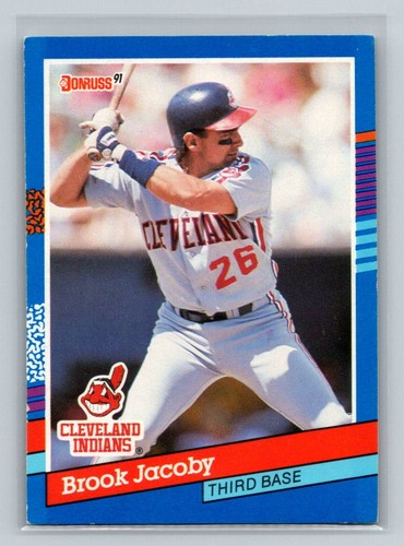1991 Donruss #176a Brook Jacoby Cleveland Indians Baseball Card | eBay