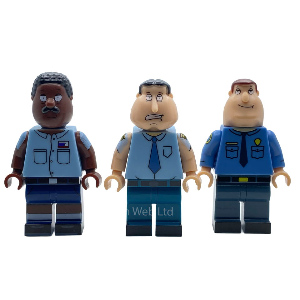 Family Guy Minifigure Set of 8 Peter Griffin Stewie Brian Lois Mini ...