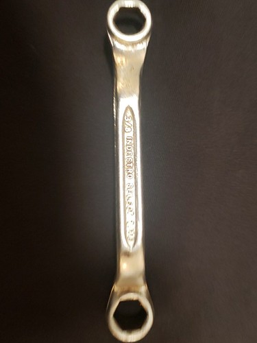 Indestro Select 931 Short Deep Offset Double Box-End Wrench, 3/8" 7/16 ...