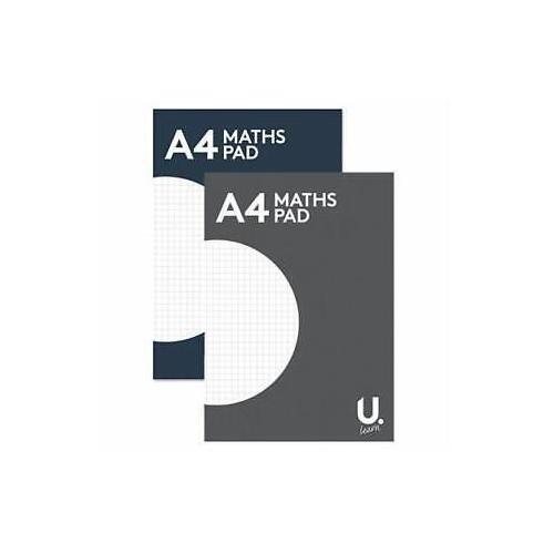 A4 Maths Paper - Quality School Grid Page Squared Notepad Graph Single ...