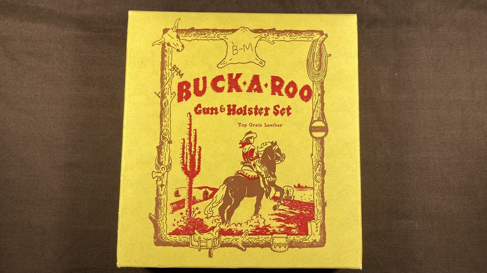 6 Vintage Cap Gun Original Bullets Holster Parts Playset 50s 60s Made ...