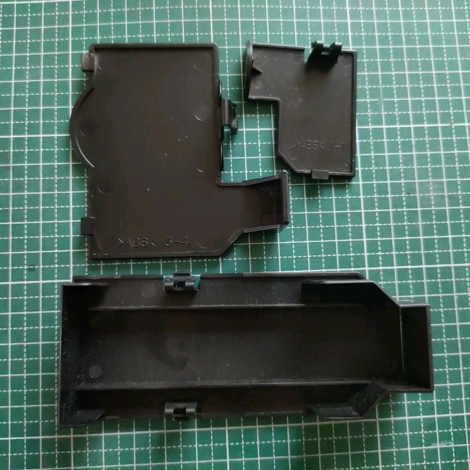 OEM Replacement Bottom Port Cover Set Black For Nintendo GameCube ...