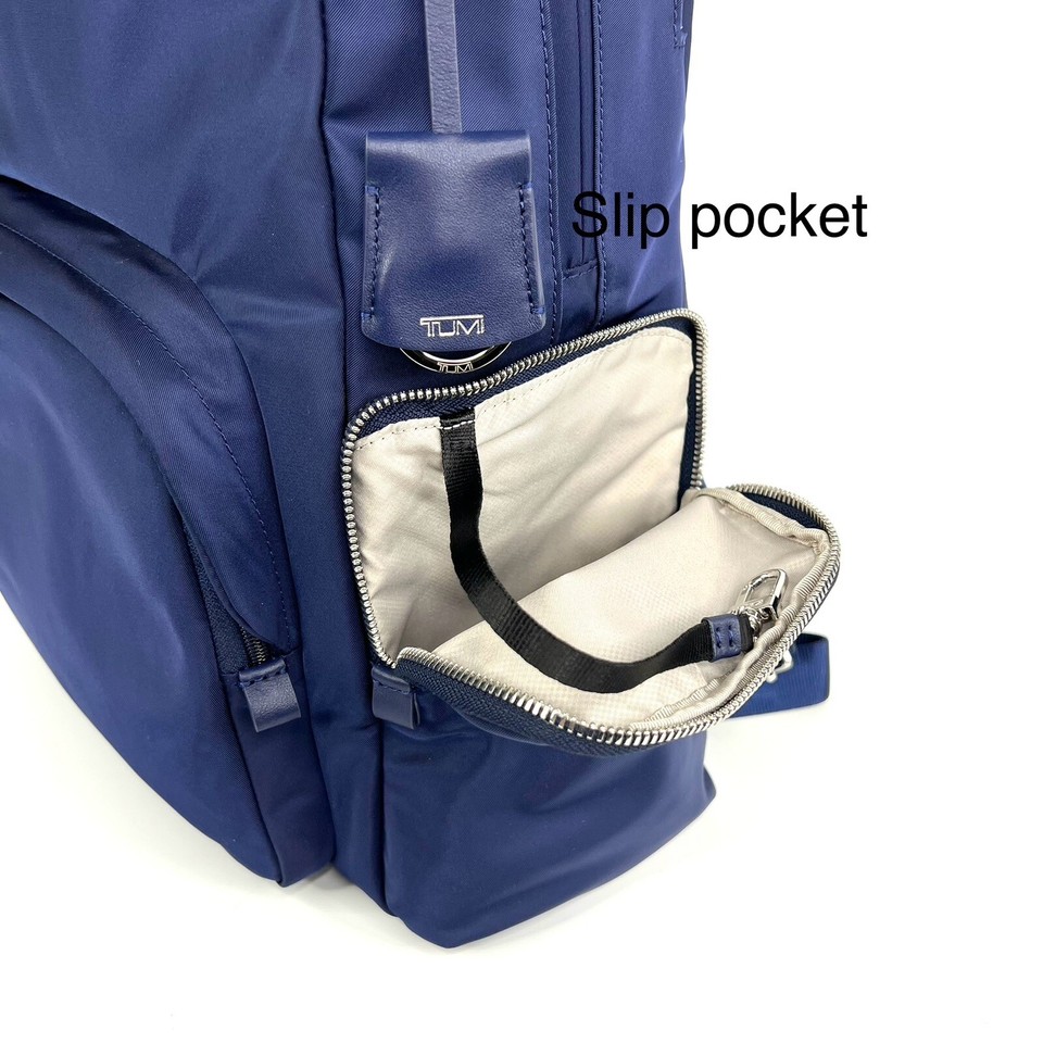TUMI Voyageur Caren Essential Laptop Backpack Ultramarine Blue Women ...