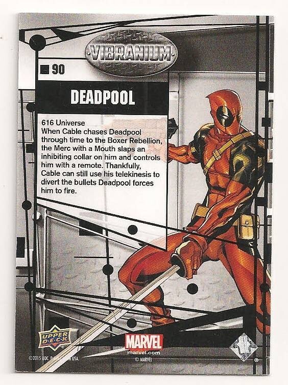 Marvel Vibranium Raw #90 Deadpool NICE!!!!! | eBay