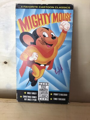 Mighty Mouse 4 Favorite Cartoon Classics VHS | eBay