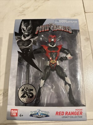 2018 Power Rangers Space Psycho Red Ranger Legacy Collection 25 Years ...