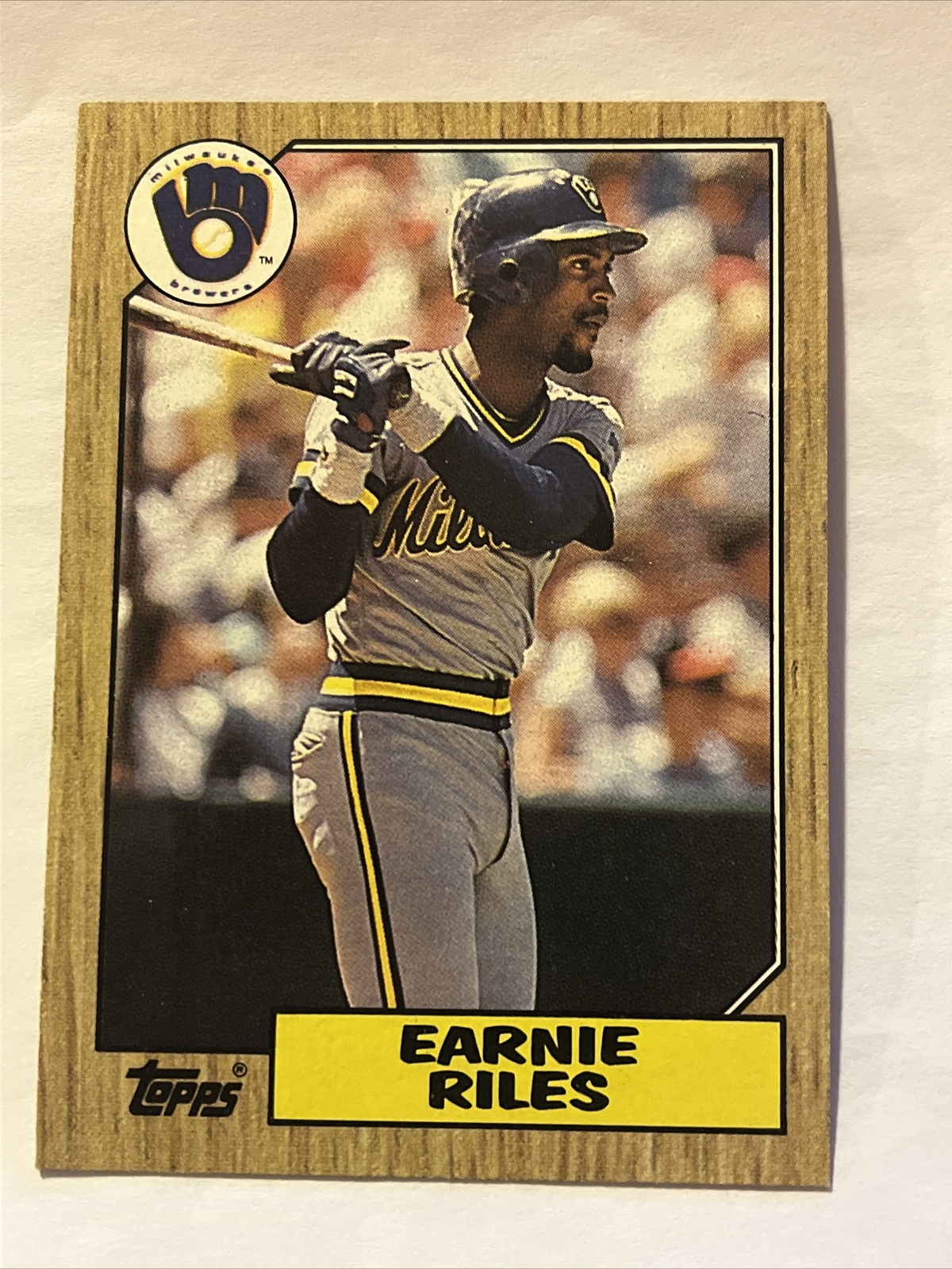 1987 Topps #523 Ernest Riles Seattle Mariners | eBay