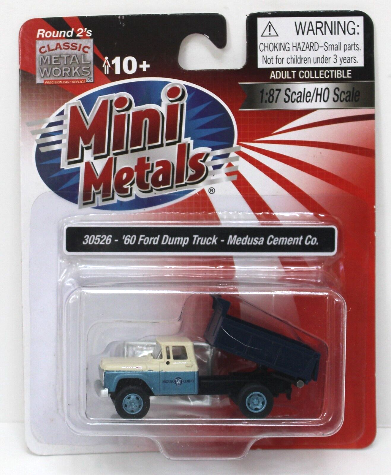CMW Mini Metals 30526 HO 1:87 1960 Ford Dump Truck Medusa Cement Co ...