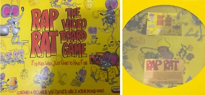 Rap Rat The Video Board Game VHS DVD Disc Replacement Disc Only (No ...