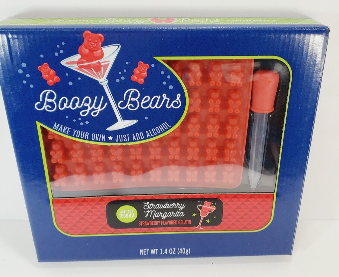 NEW Boozy Bears Gummy Bear Maker Mold and Dropper Just Add Alcohol ...