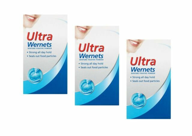 Wernets Ultra Denture Fixative Powder 40g for sale online | eBay