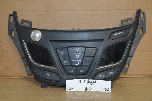 14-15 Buick Regal AC Heater Temperature Climate 90802627 Control 456-29 ...