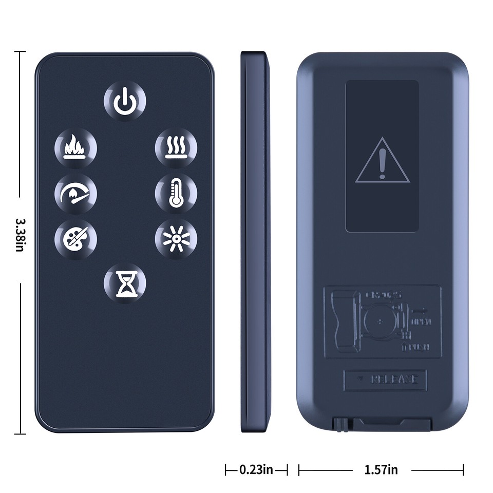 Replacement Remote Control For Dimplex Multi-Fire Plug-in Electric ...