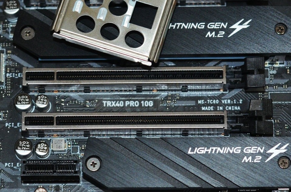 NEW MSI TRX40 PRO 10G Motherboard AMD TRX40 Socket sTRX4 DDR4 ATX Ryzen ...