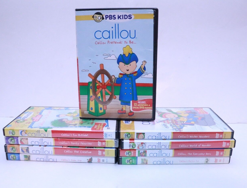Caillou DVDs Lot of 9 Childrens Educational TV Series | eBay