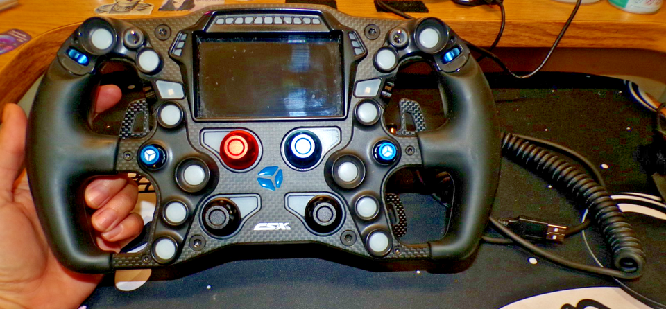 Cube Controls CSX-3 Sim Racing Steering Wheel 4 Paddle #904 | eBay