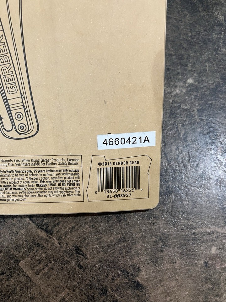 Gerber Sumo Folding Knife 31-003927 Blade Layered G-10 Handle Axis ...