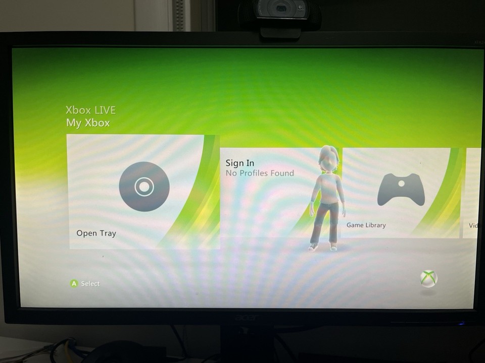 Xbox 360 Elite Black Rare Kinect NXE Console 120GB 2.012625.0 Tested ...