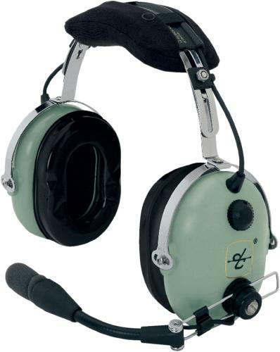 Air Force David Clark 12512G-01 H7010 HELICOPTER Aviation Headset Green ...