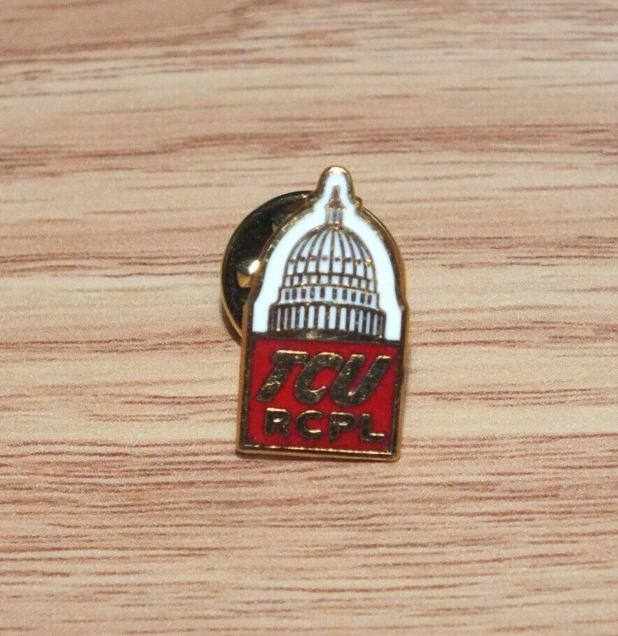Small 24K Gold Plated TCU RCPL Collectible Capitol Building Lapel Pin ...