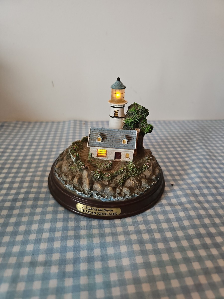 Thomas Kinkade Lighthouse Figurines Hawthorne Village The Light Of
