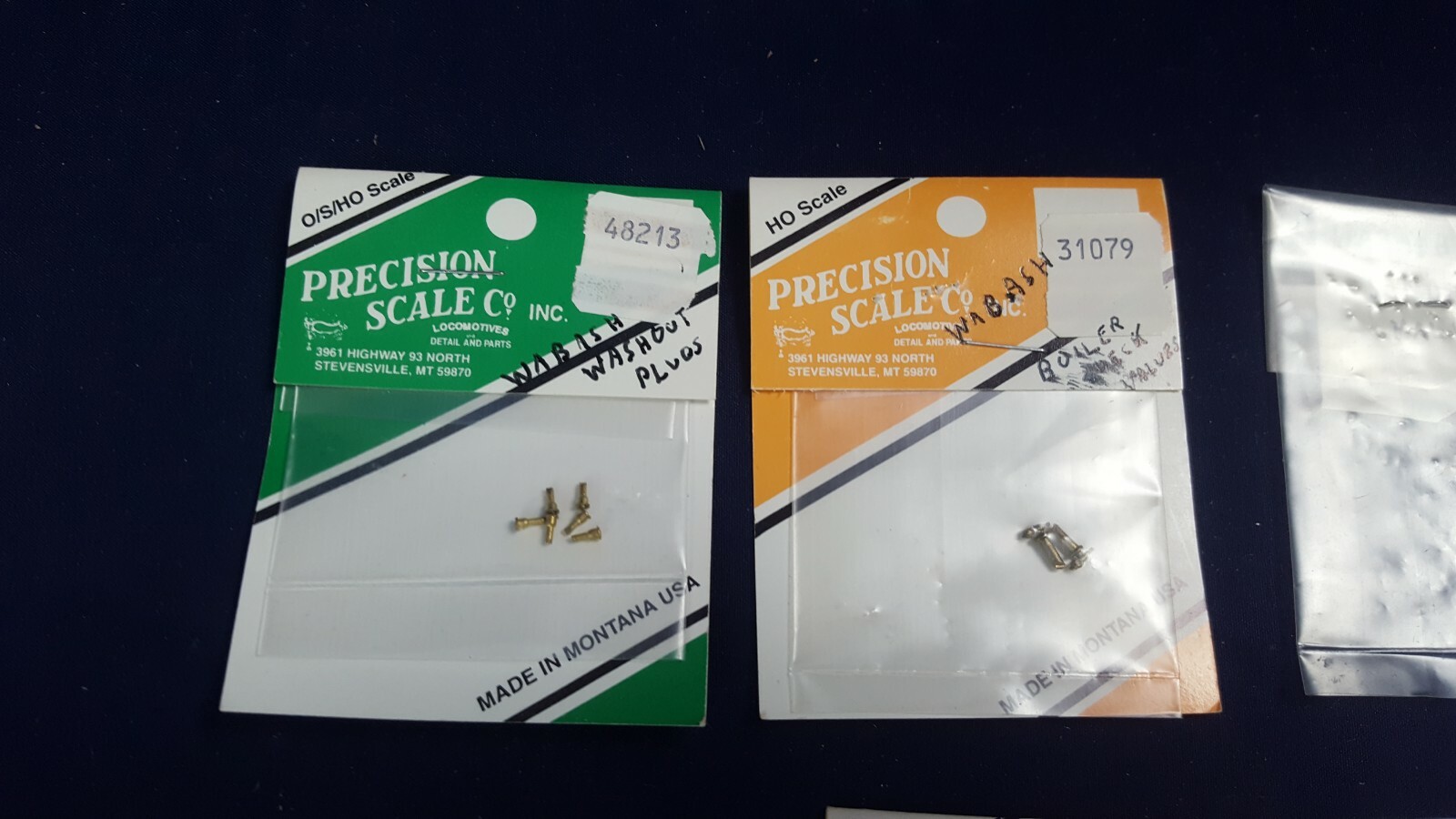 Lot 6 Precision Scale HO Brass Wabash Parts Steam Valves Ladders NEW ...