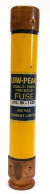 BUSS, BUSSMANN LOW-PEAK FUSE, LPS-RK-15SP, 15 AMPS, 600VAC / 300 VDC | eBay