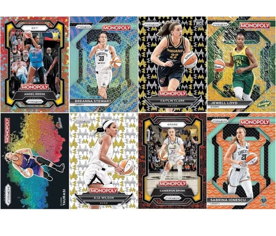 2024 Panini Prizm WNBA Monopoly Blaster Box Caitlin Clark RC Lot x10 ...
