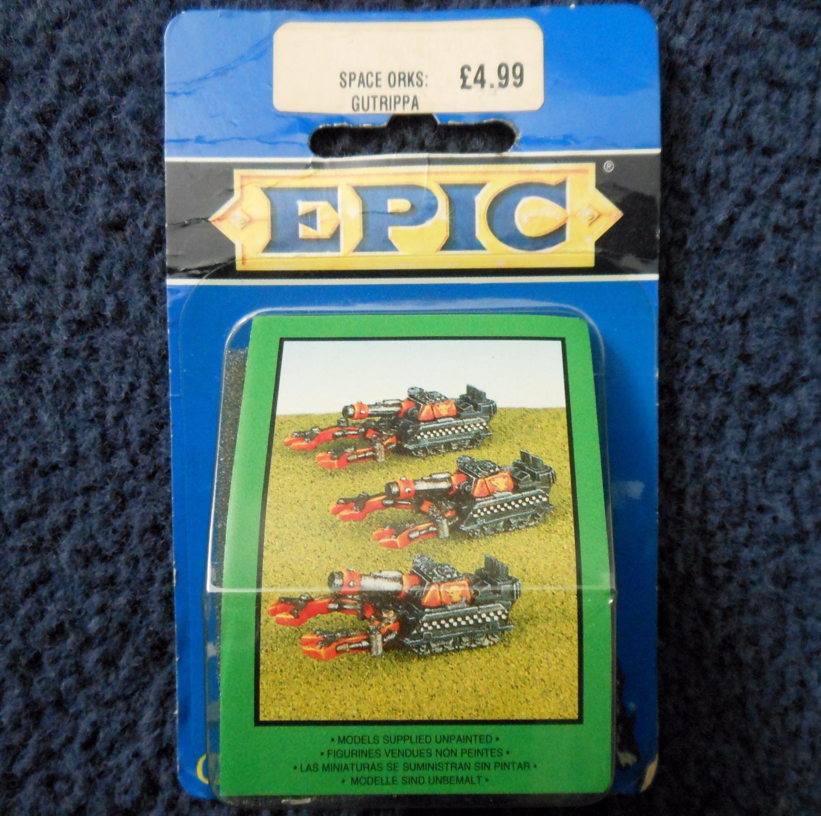 1995 Epic Ork Gutrippa Games Workshop Warhammer 6mm 40K Orc Army ...