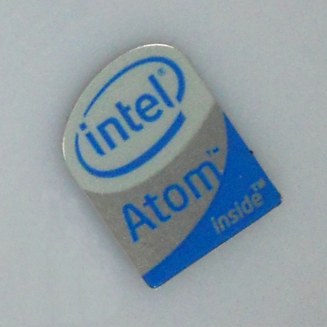 4 pcs Genuine Original Intel Atom Inside Sticker Case Badge Label 16 mm ...