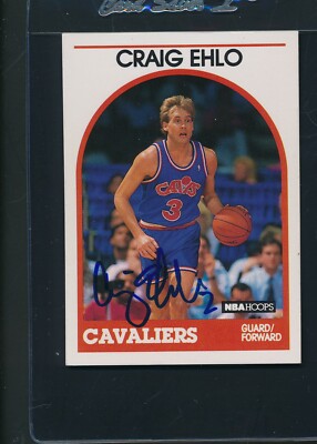 1989-90 Hoops #106 Craig Ehlo Cavaliers Signed Auto *A4400 | eBay