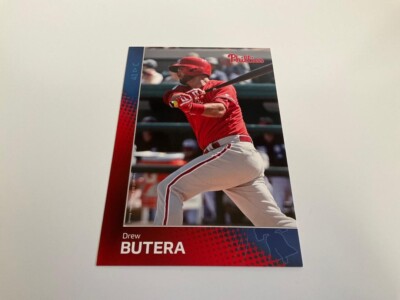 2019 PHILLIES Drew Butera PHOTO CARD 4" X 6" SGA | eBay
