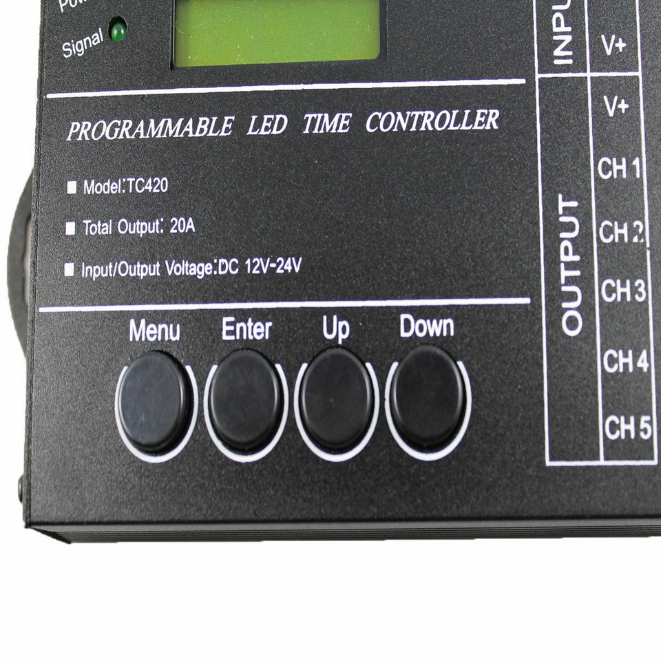 programmierbar RGB Time LED Controller Dimmer TC420 TC421 WIFI 12V 24V ...