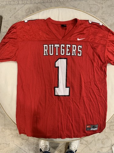 Nike Rutgers Scarlet Knights Football Jersey XL Vintage | eBay