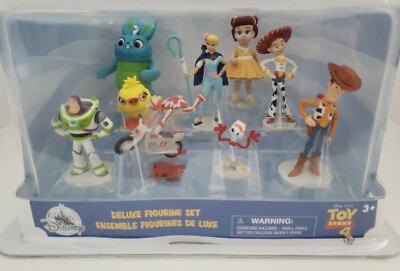 TOY STORY 4 DELUXE FIGURINE SET - 9 FIGURE COLLECTOR'S SET DISNEY PIXAR ...