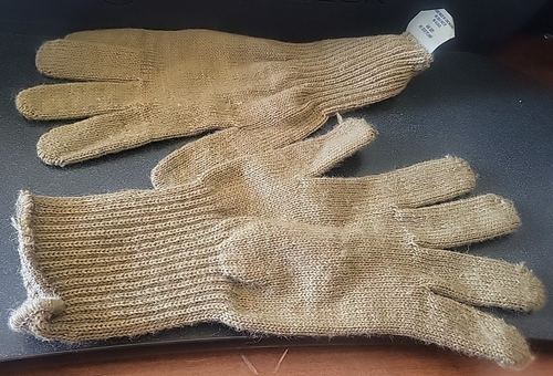 100% WOOL GLOVE INSERTS LINERS CW TYPE II CLASS 5 COYOTE OCP LARGE TAN ...