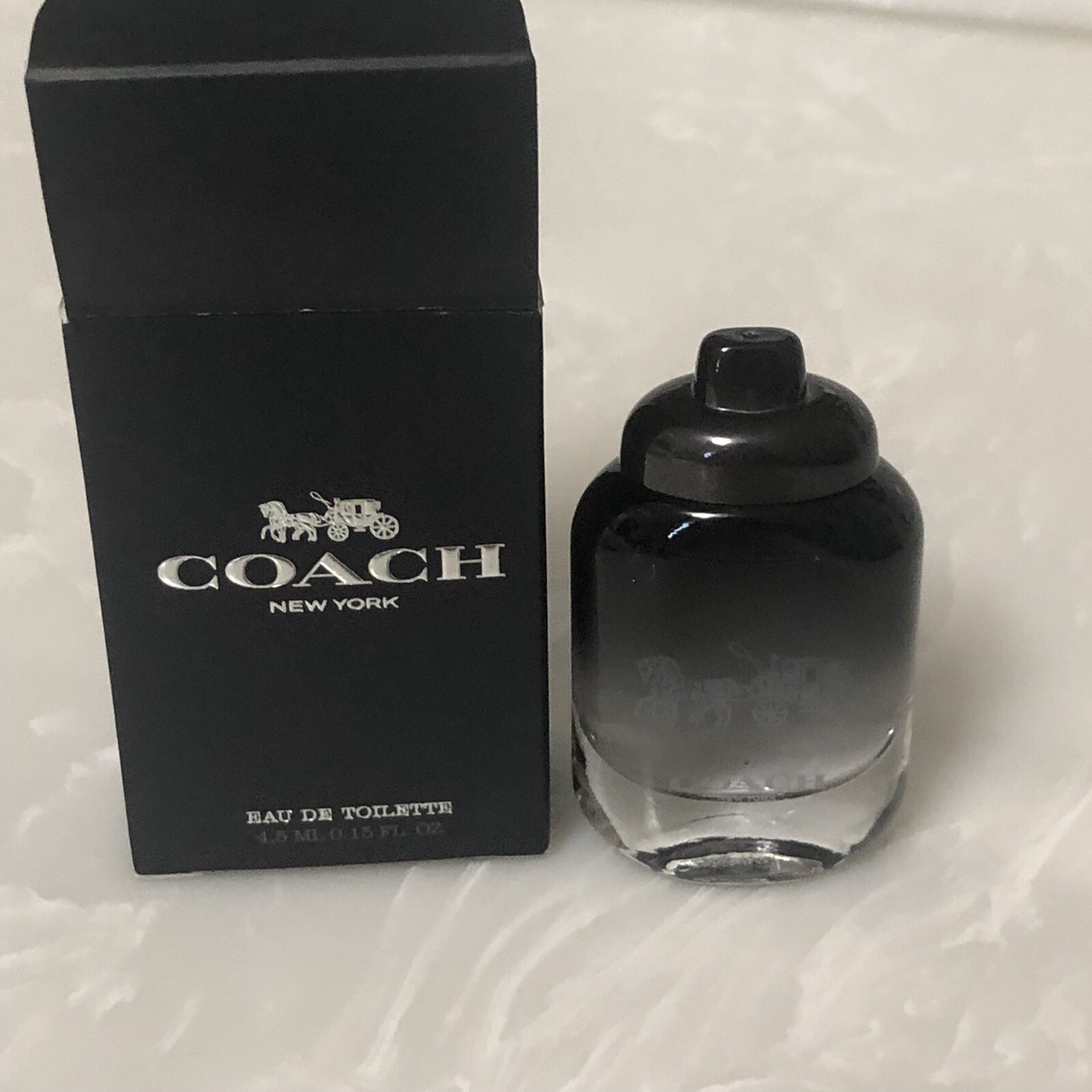 Coach New York 4.5ml Edt Splash Mini For Men New In Box | eBay