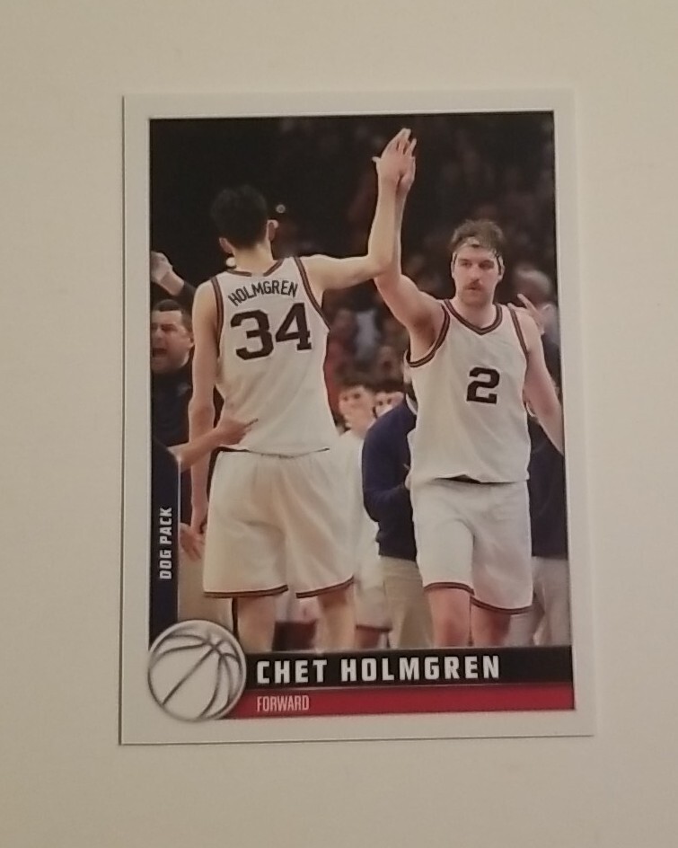 2022 Topps X Chet Holmgren - Dog Pack Red #19 Chet Holmgren /10 (RC ...