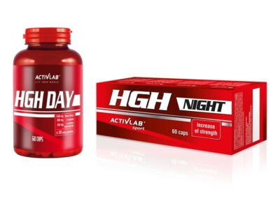 GH Booster Day 60 Caps + Night 60 Caps NATURAL HORMONE ENHANCER LEAN ...