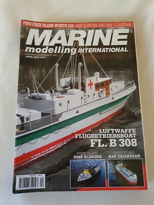 MARINE MODELLING INTERNATIONAL MAGAZINE April 2013 with 2 Plans (#DS ...