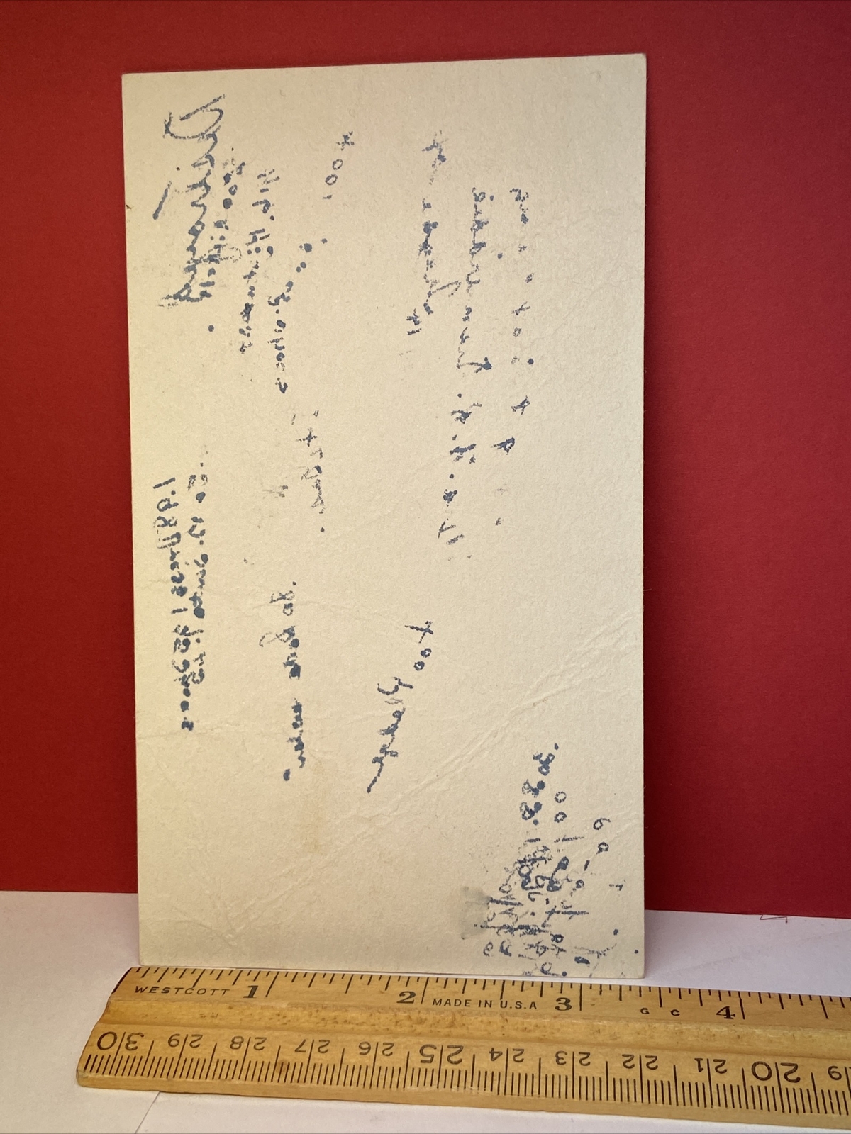 old advertising Ink Blotter Card Paint Eagle White Lead Port Washington ...