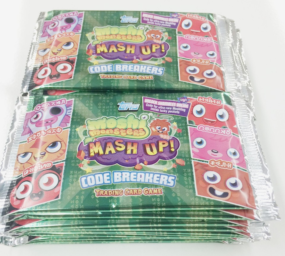 *Topps Moshi Monsters Code Breakers Card Game Booster Box (50 packs ...