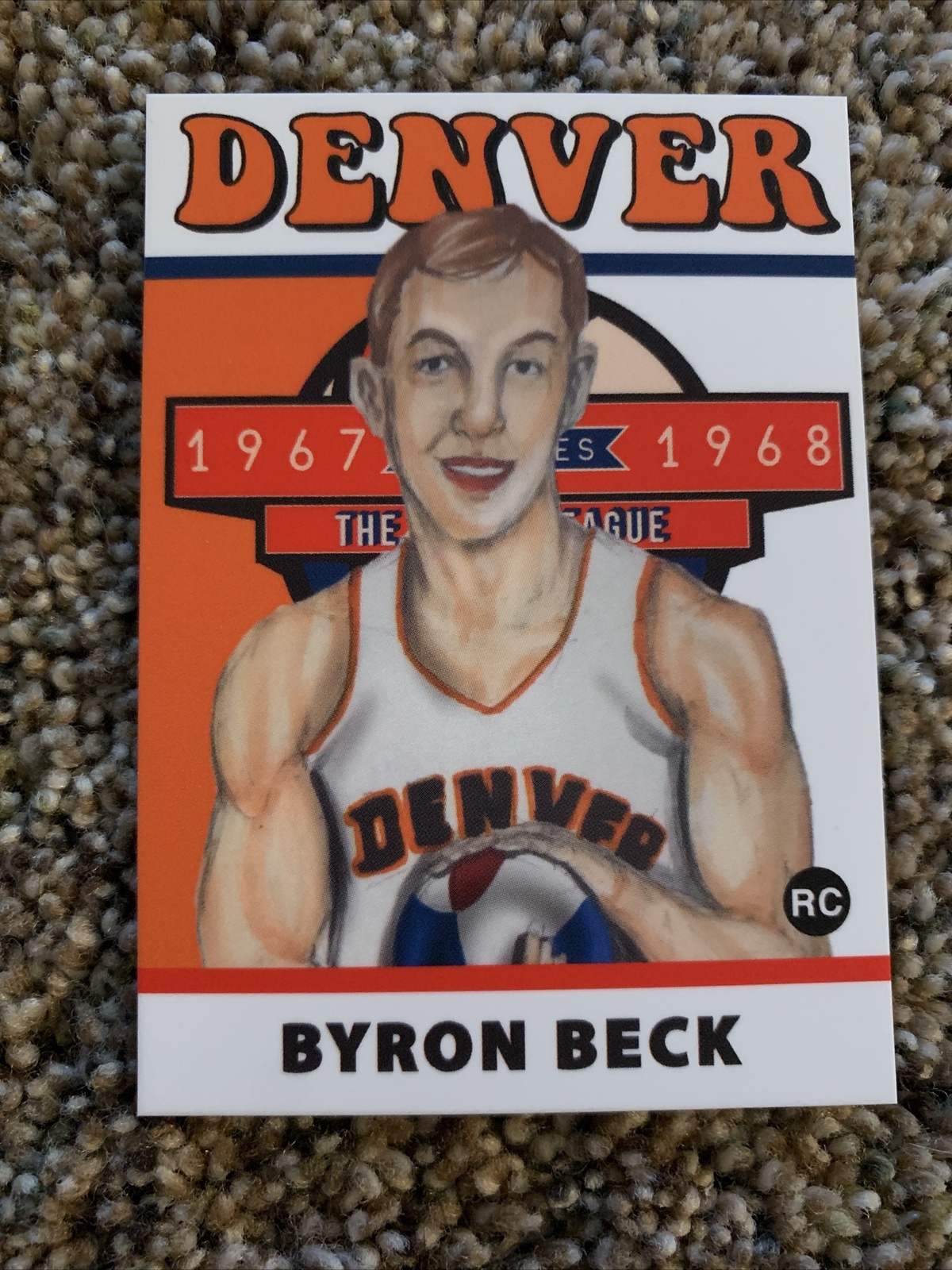 2019 1967-68 Lana Sports ABA Byron Beck RC #24 | eBay