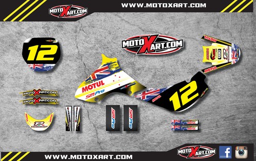 Full Custom Graphics Kit -AUSSIE PRIDE - Suzuki JR 80 All years ...