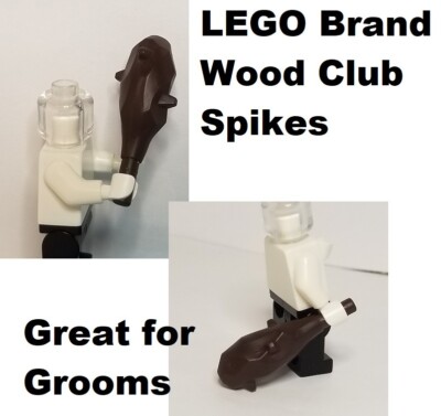 LEGO Wood Club Spiked Weapon Battle Caveman Groom Hobbit Castle Org ...