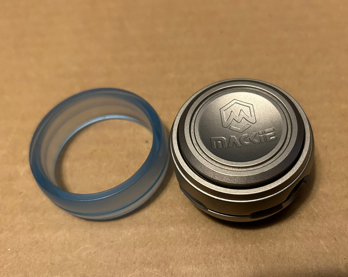 Titanium Mackie Macaron Fidget Spinner - Rare EDC | eBay