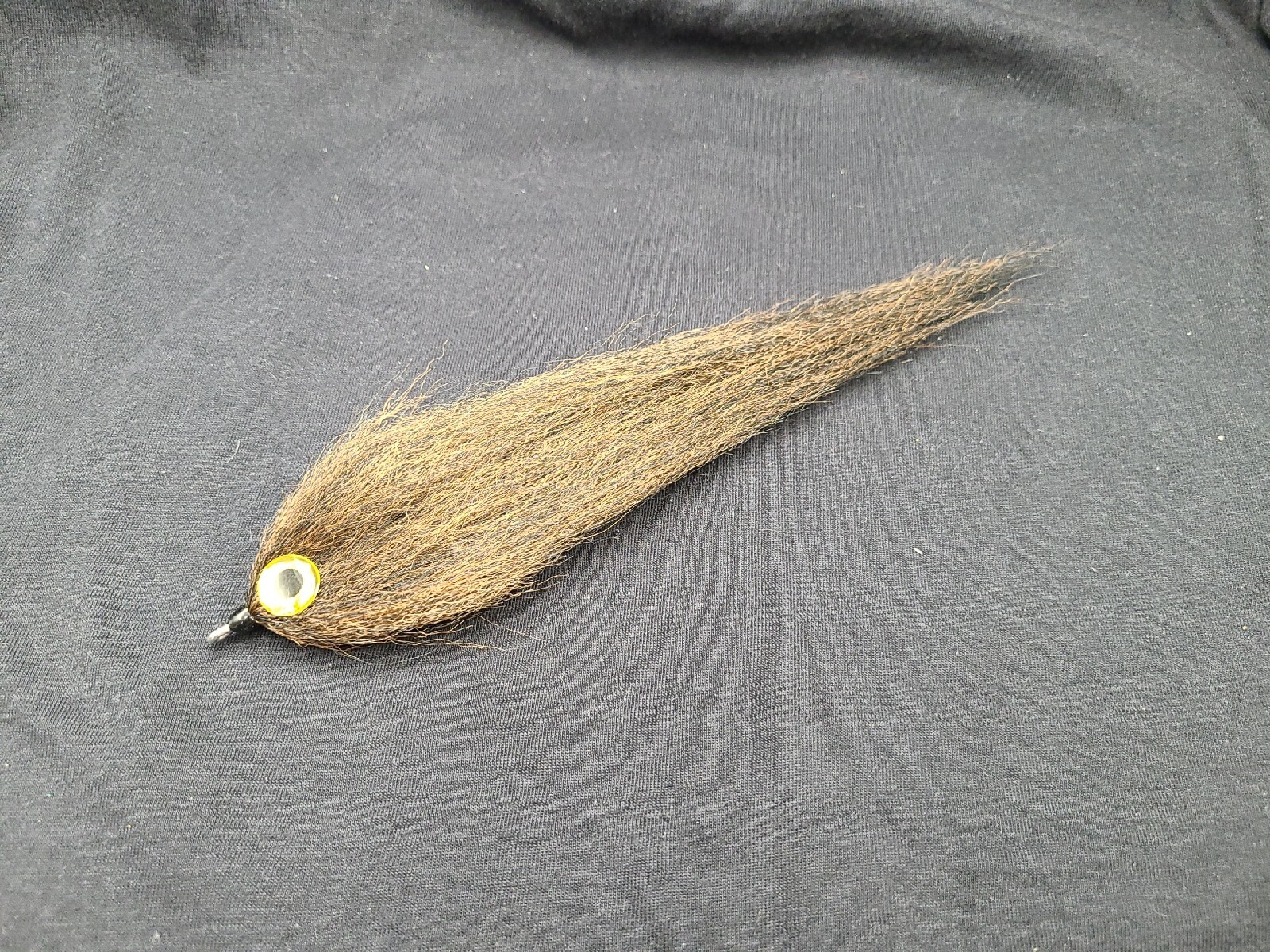 Custom 8" Musky Muskie Pike Bass Fly Fishing Bait Lure 5/0 Mustad Hook ...